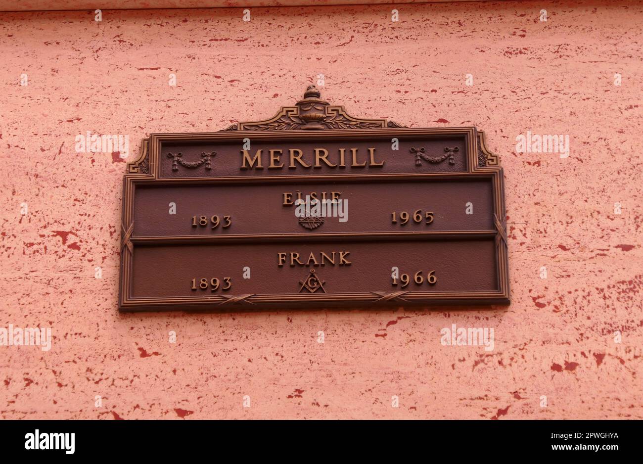 Los Angeles, California, USA 29th April 2023 Actor Frank Merrill Grave ...