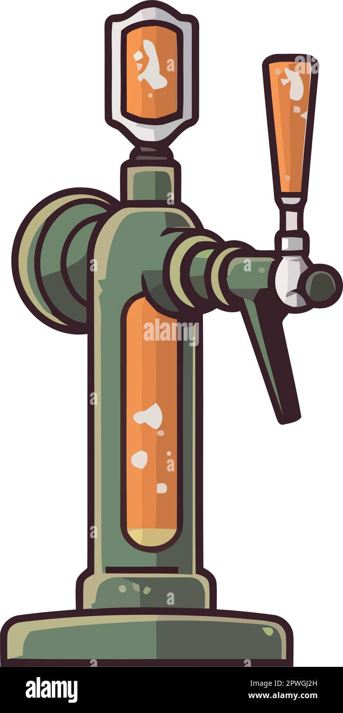 classic beer dispencer tap Stock Vector Image & Art - Alamy