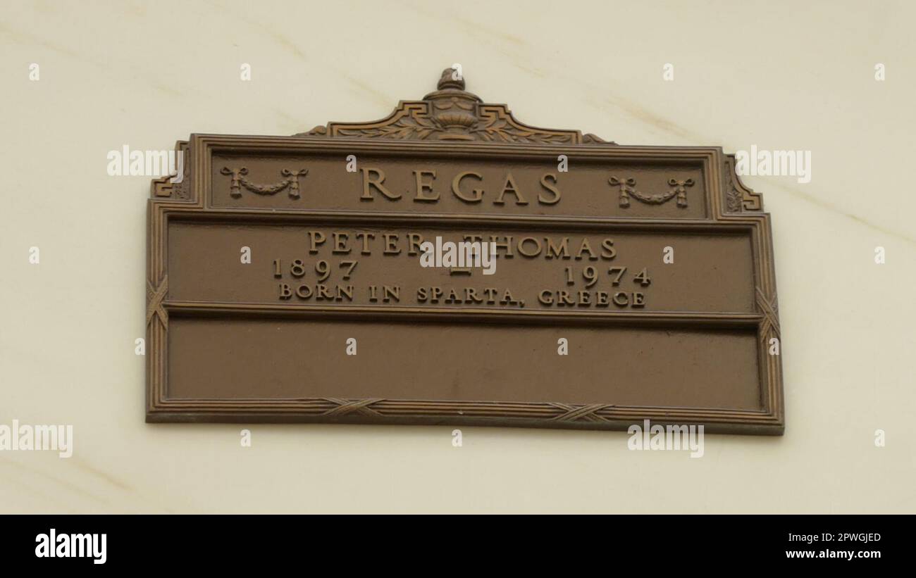 Los Angeles, California, USA 29th April 2023 Actor Pedro Regas Grave in ...