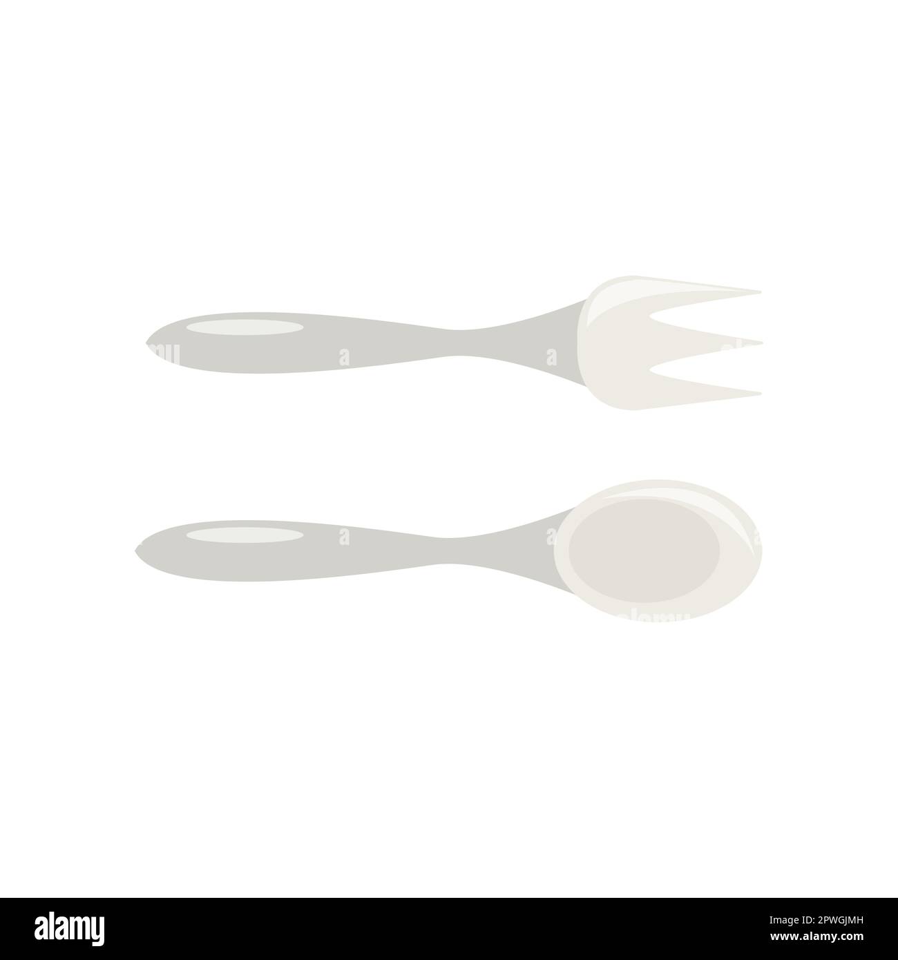 Fork and spoon vector illustration Stock Vector Image & Art - Alamy