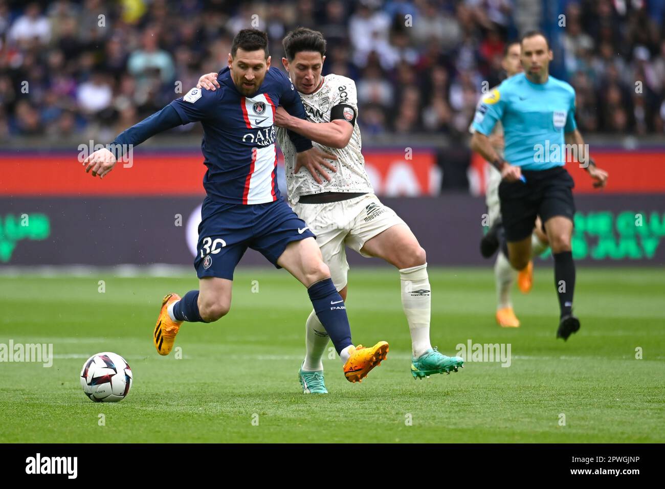 Paris, France. 30th Apr, 2023. Julien Mattia/Le Pictorium - PSG vs FC ...