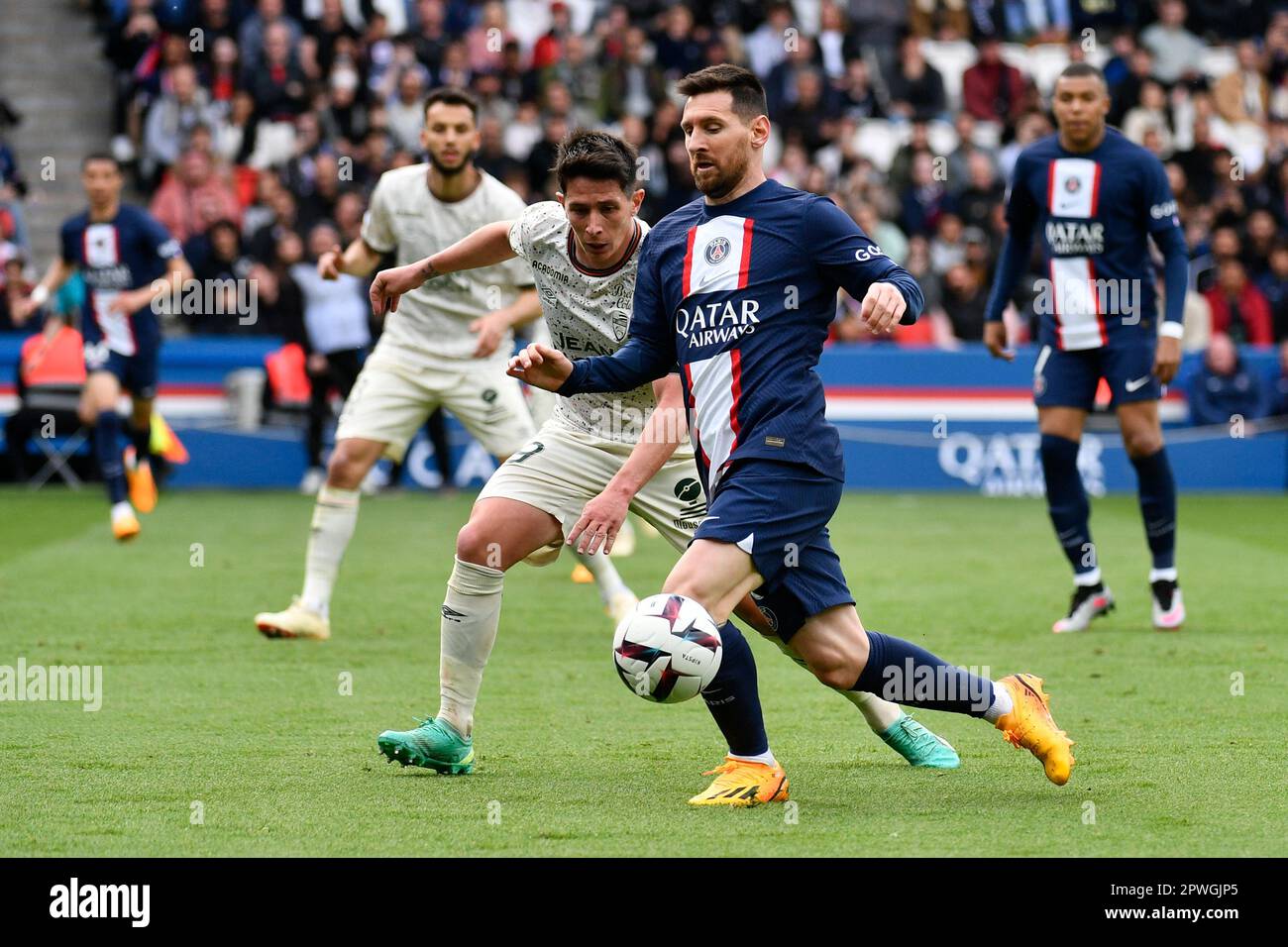Paris, France. 30th Apr, 2023. Julien Mattia/Le Pictorium - PSG vs FC ...
