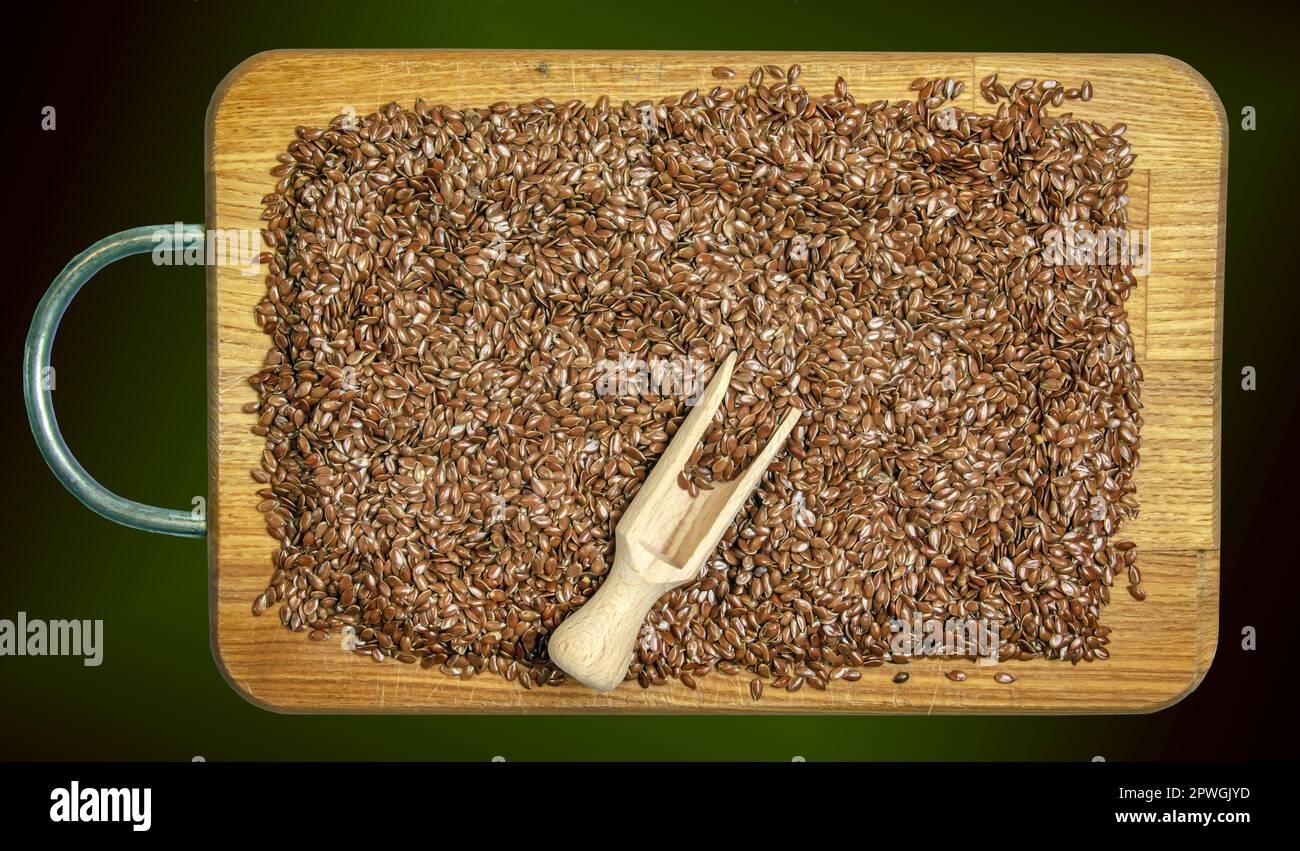 Flaxseed texture hi-res stock photography and images - Alamy