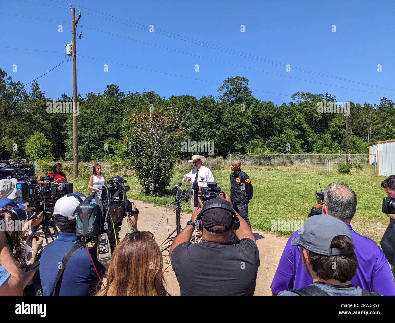 April 30, 2023, Cleveland, Texas, USA: San Jacinto County Sheriff GREG ...