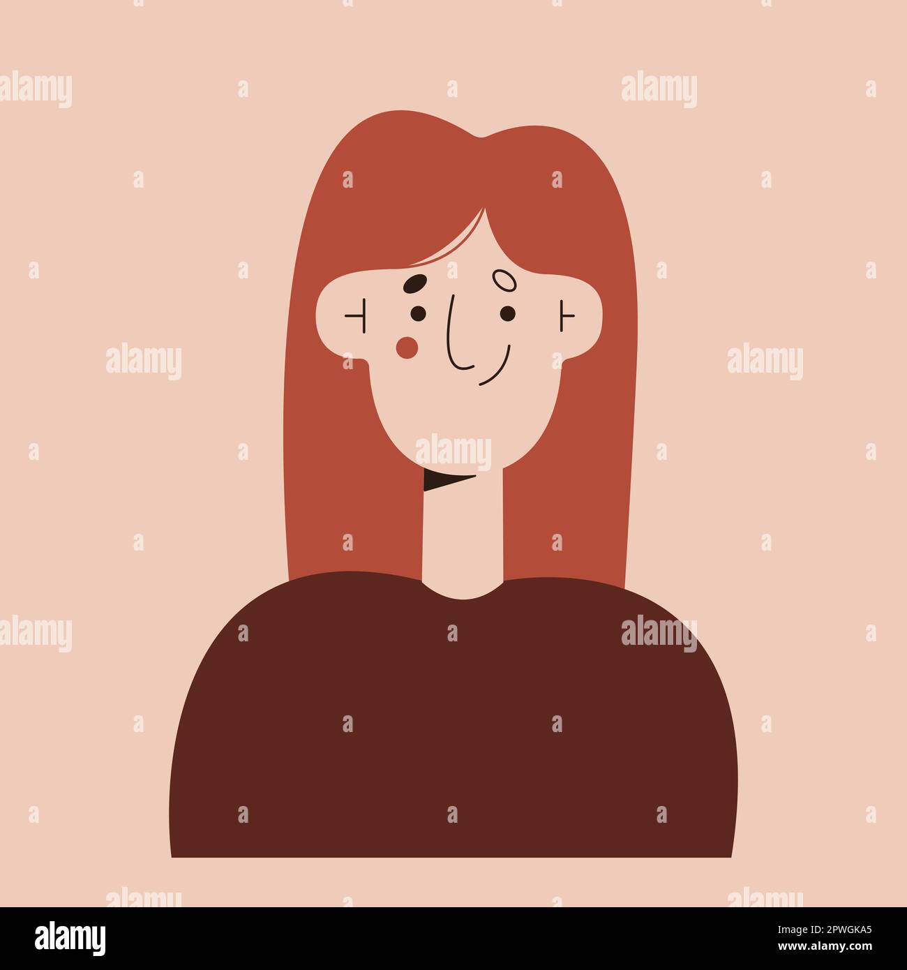 female user icon-girl icon-businesswoman sign-human illustration ...