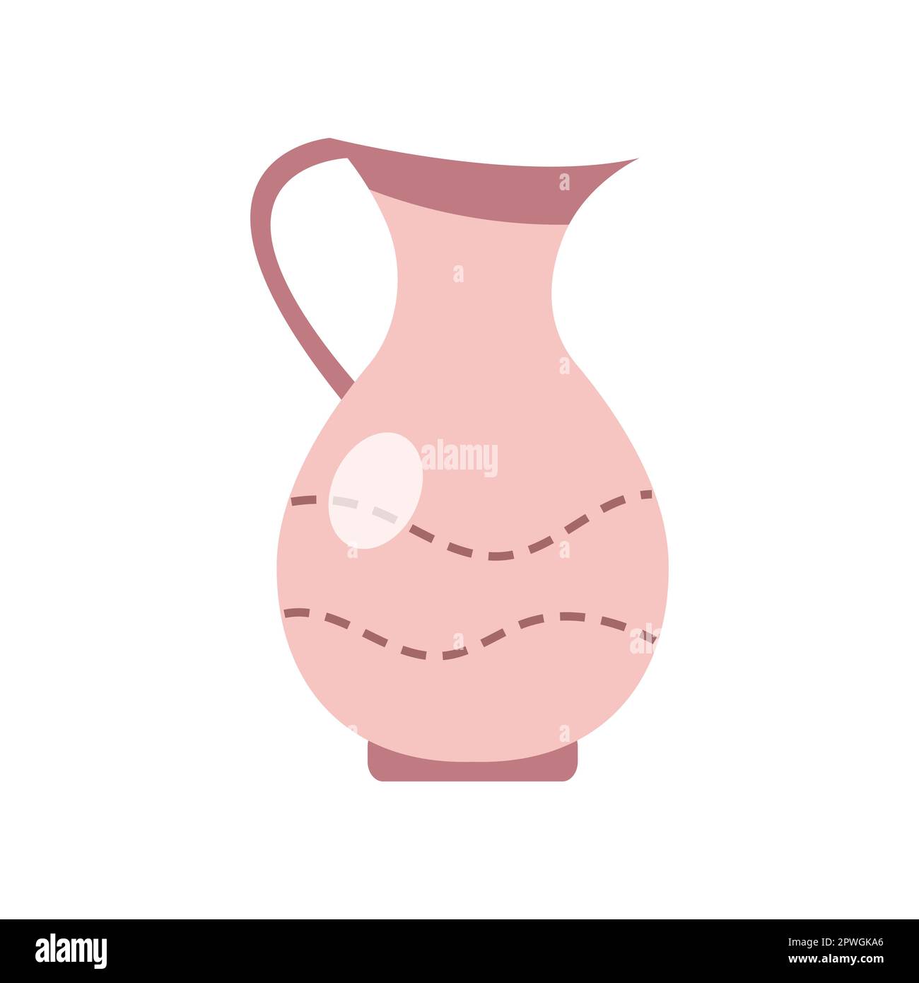 Pink jug vector illustration Stock Vector Image & Art - Alamy