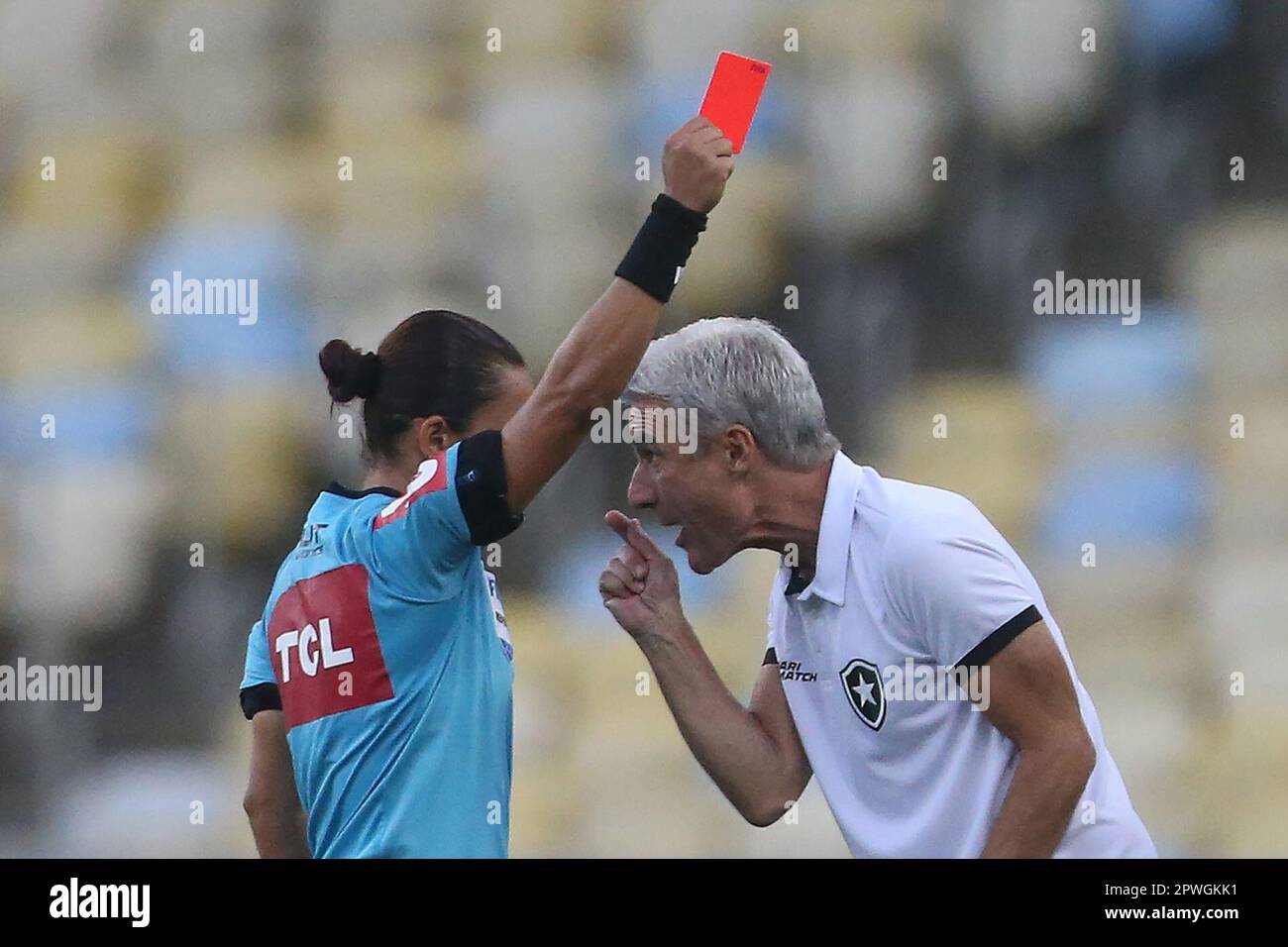 Rio de Janeiro, Brazil, 30th Apr, 2023. Botafogo manager Luís Castro ...