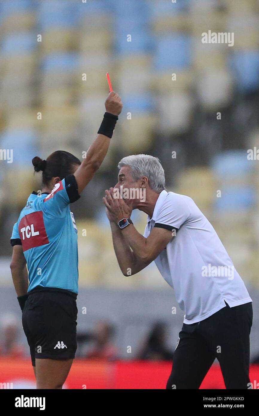 Rio de Janeiro, Brazil, 30th Apr, 2023. Botafogo manager Luís Castro ...