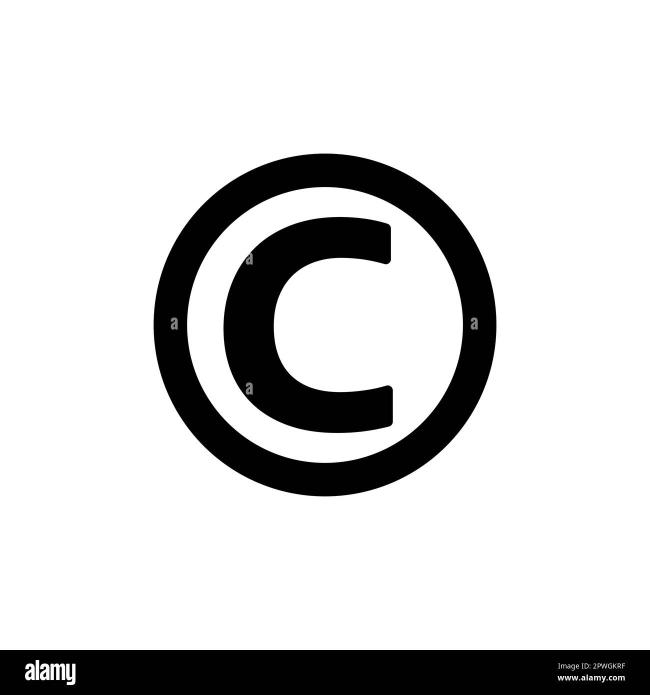 Copyright icon vector. copyright symbol Stock Vector Image & Art - Alamy