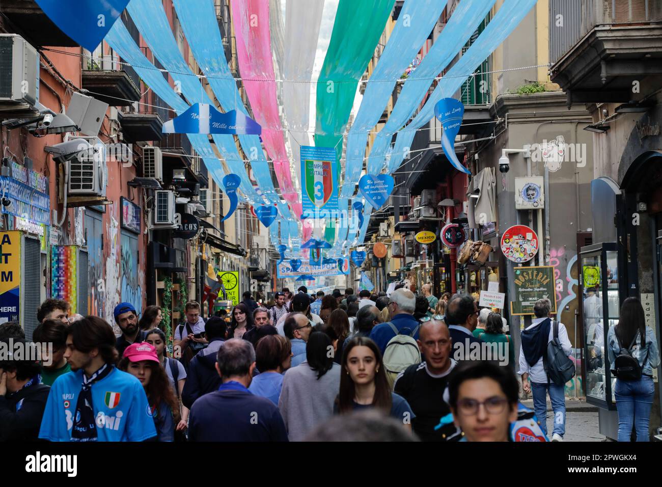 Naples, Italy. 2023 April 30th, Napoli, Italy - The main street in the ...