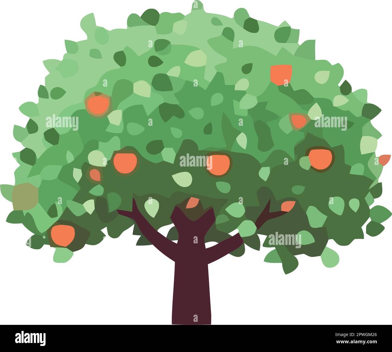 Green growth symbolizes nature success and creativity Stock Vector ...