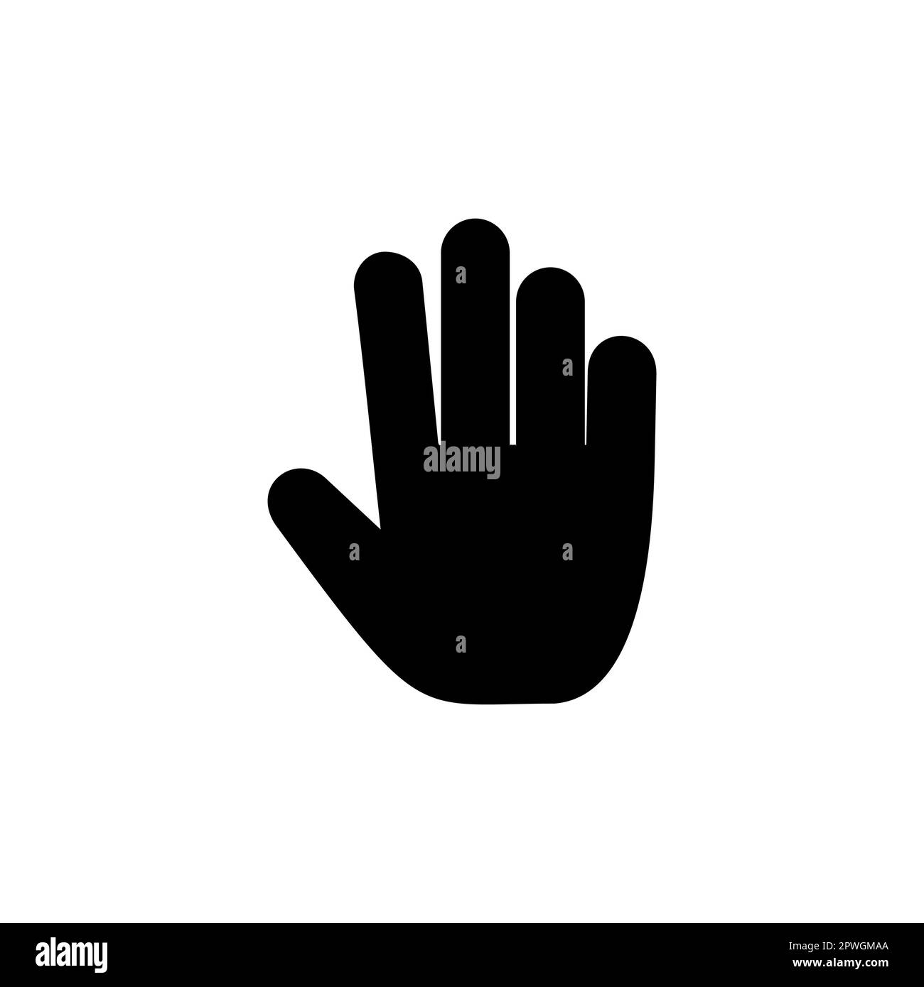 Hand icon vector. hand symbols. palm Stock Vector Image & Art - Alamy