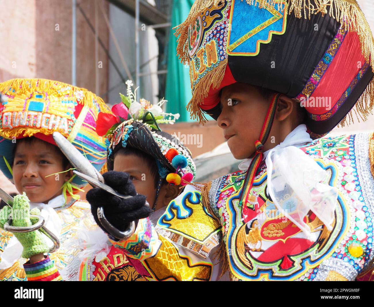 Lima, Peru. 30th Apr, 2023. Dancers performing the traditional ...