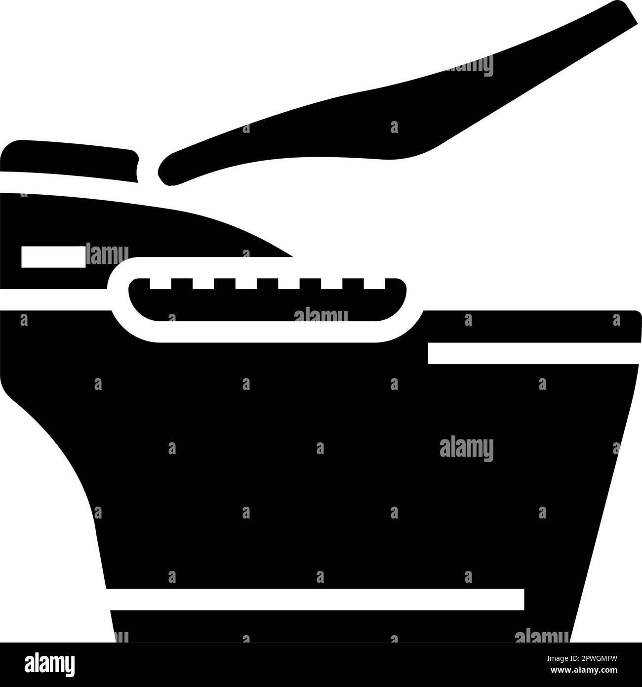 smart toilet home glyph icon vector illustration Stock Vector Image ...