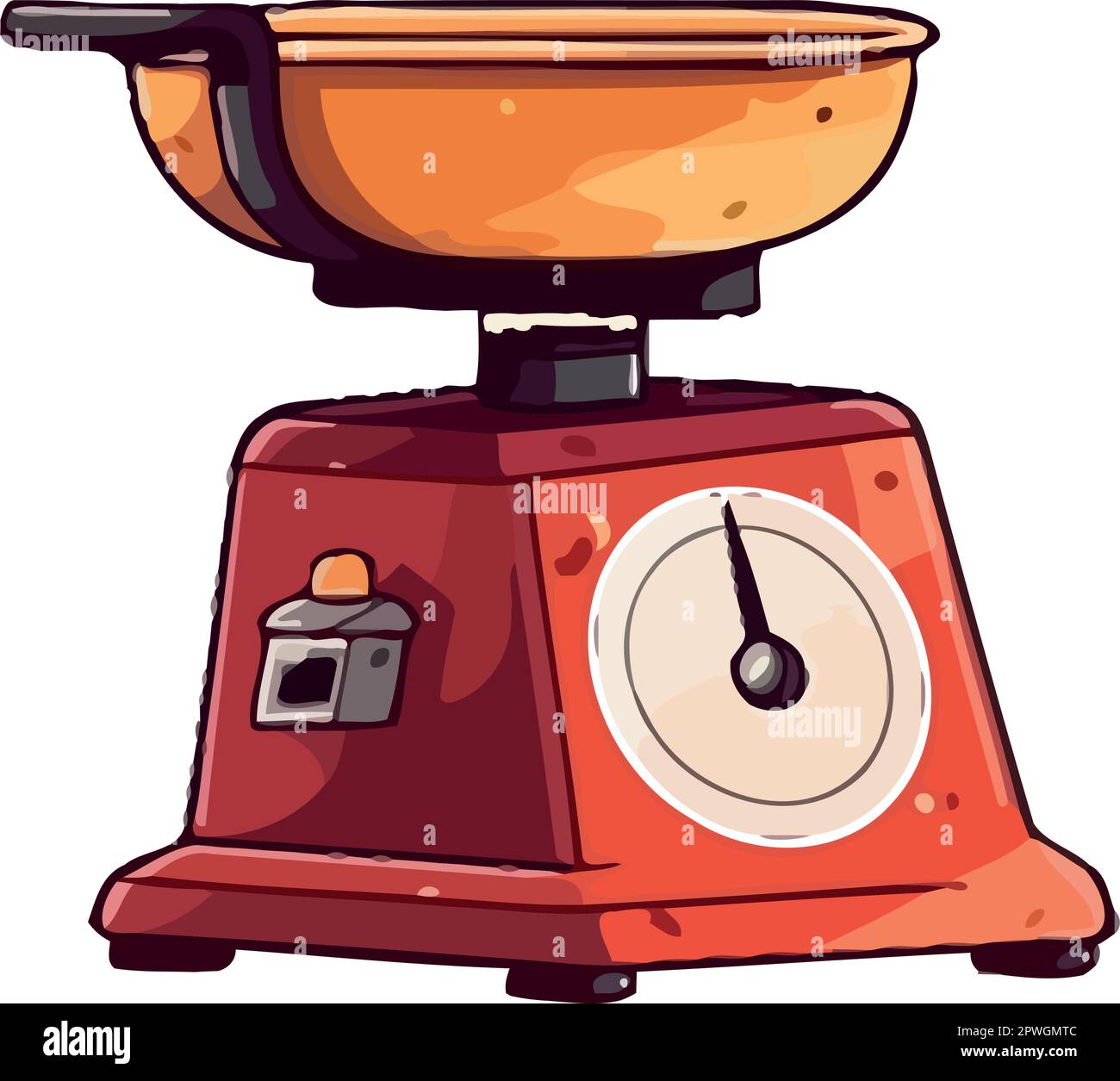 Kitchen scale gauge Cut Out Stock Images & Pictures - Alamy