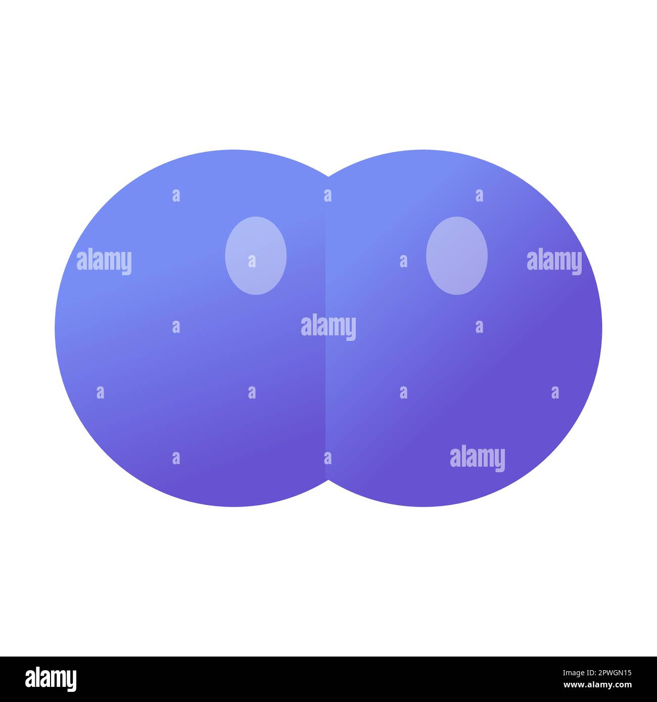 Molecular double structure vector illustration. Shape or model of ...