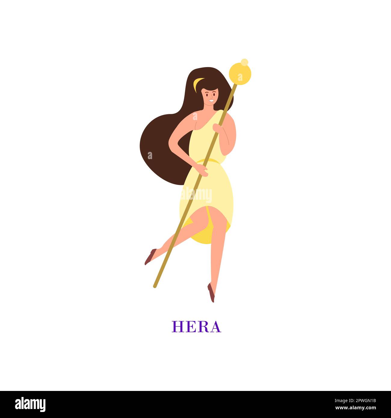 Ancient Greek goddess Hera cartoon illustration Stock Vector Image ... Ancient Greek goddess Hera cartoon illustration Stock Vector Image ...