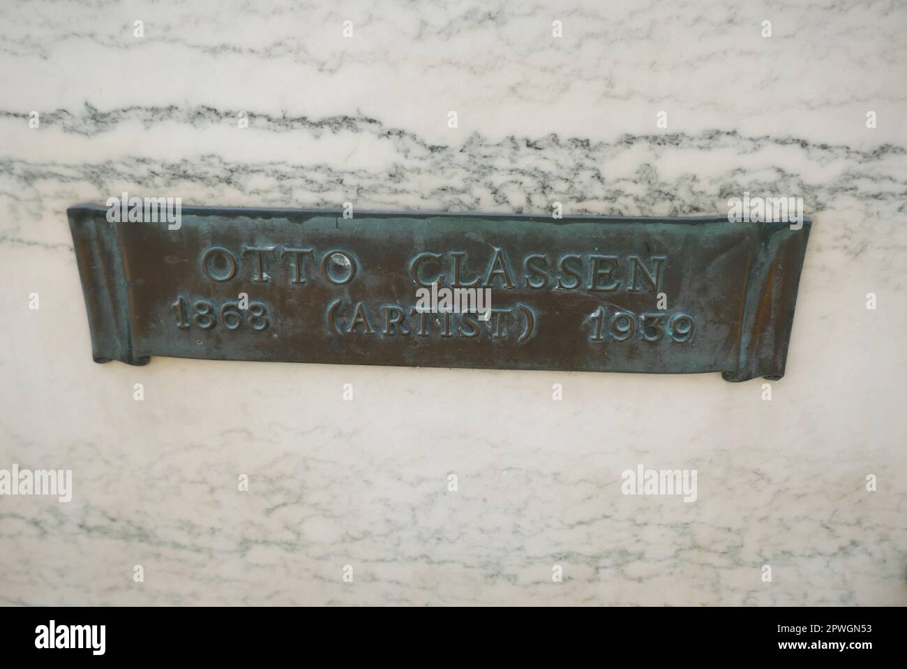 Los Angeles, California, USA 29th April 2023 Artist Otto Classen Grave ...