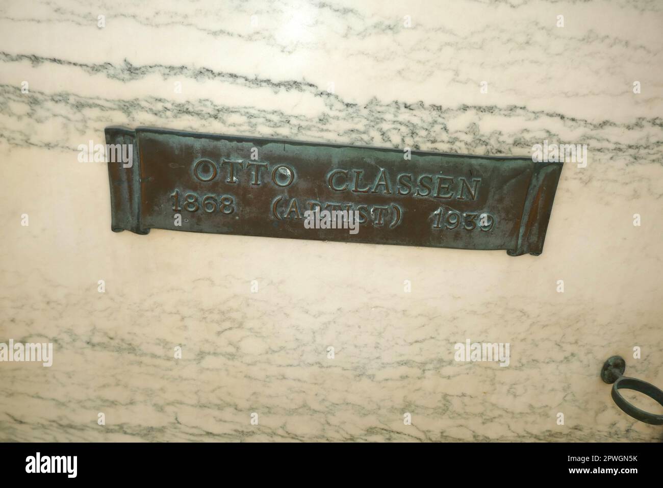 Los Angeles, California, USA 29th April 2023 Artist Otto Classen Grave ...