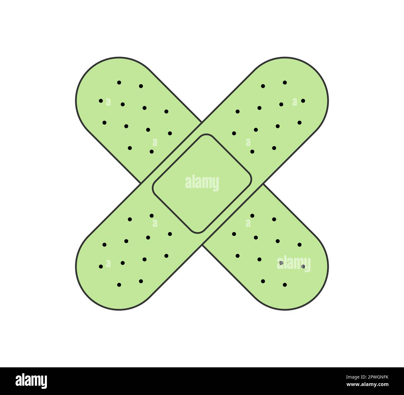 Retro groovy band aid cross. Vintage hippie cartoon adhesive plaster ...