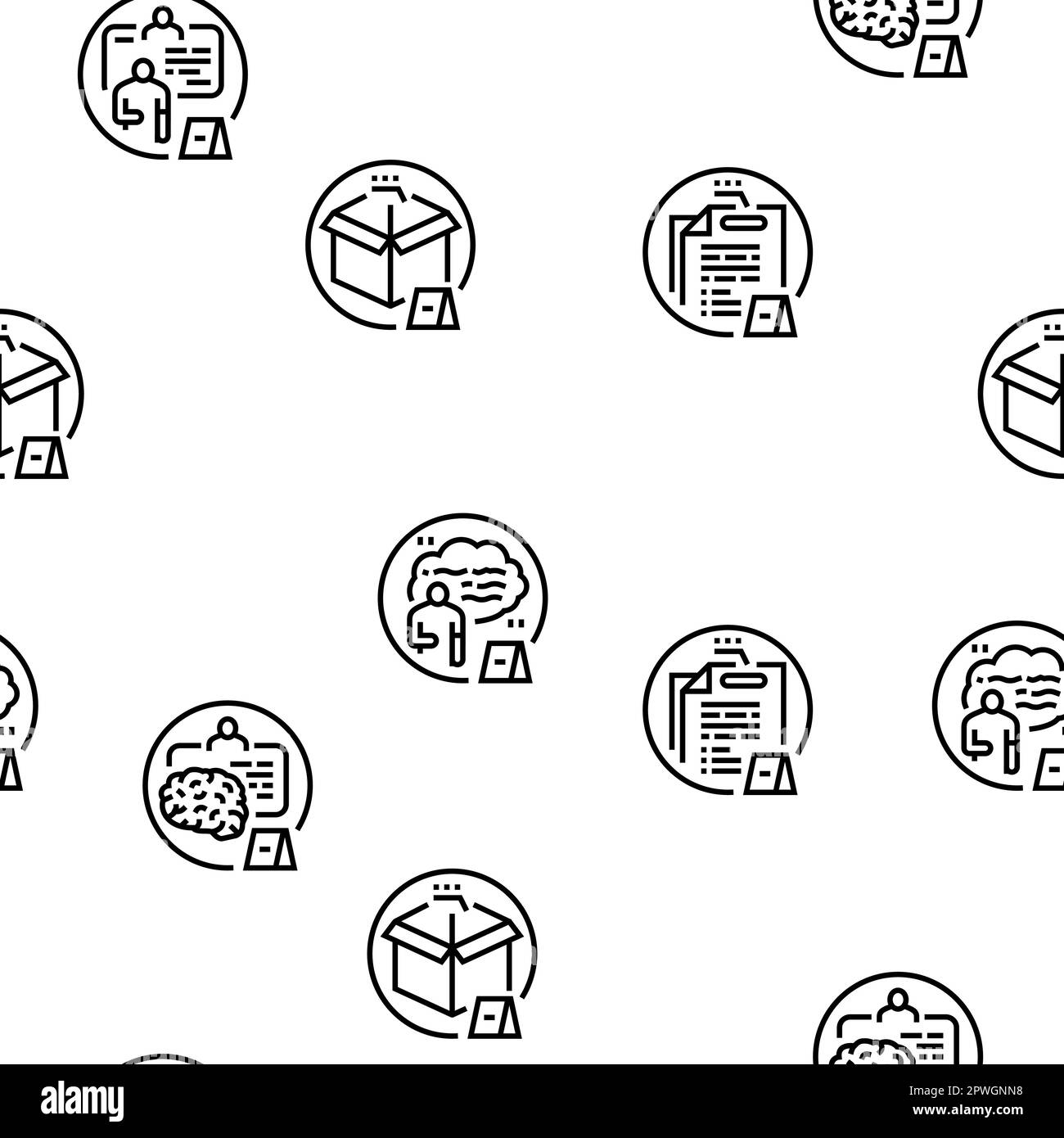 evidence crime police scene board vector seamless pattern thin line ...