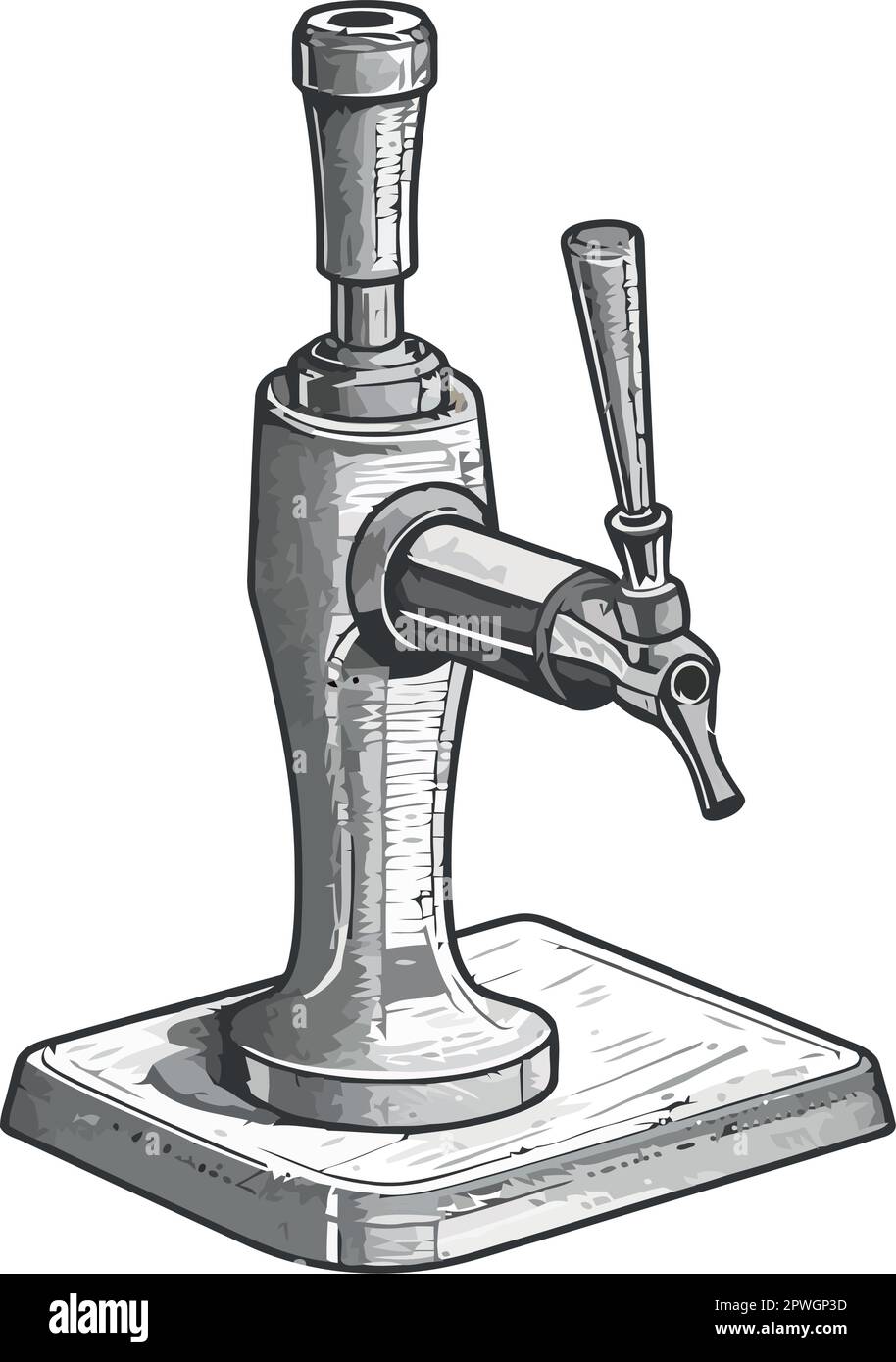 Beer tap handle Stock Vector Images - Alamy