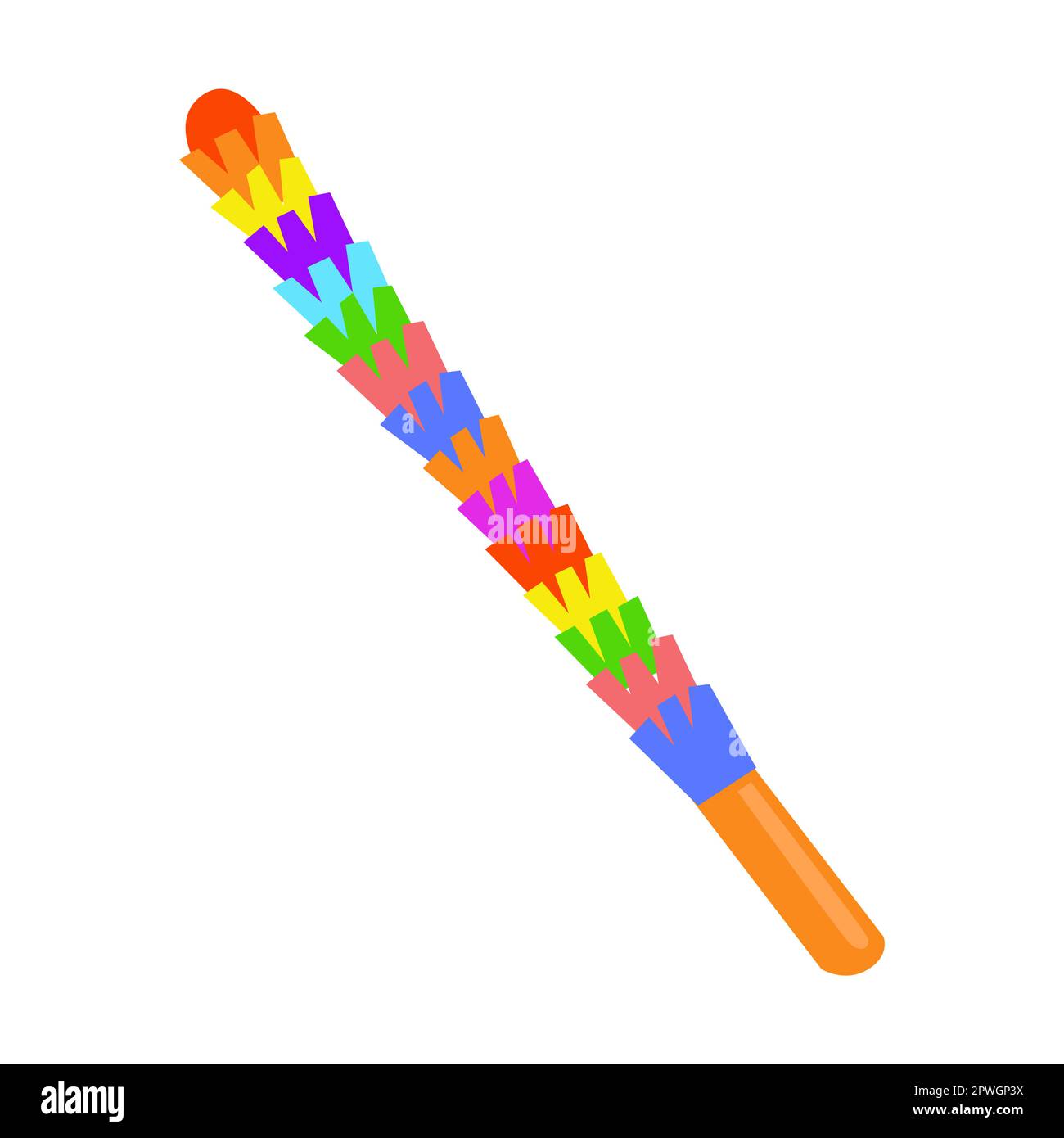 Cute pinata vector illustration. Mexican paper toy for birthday party ...