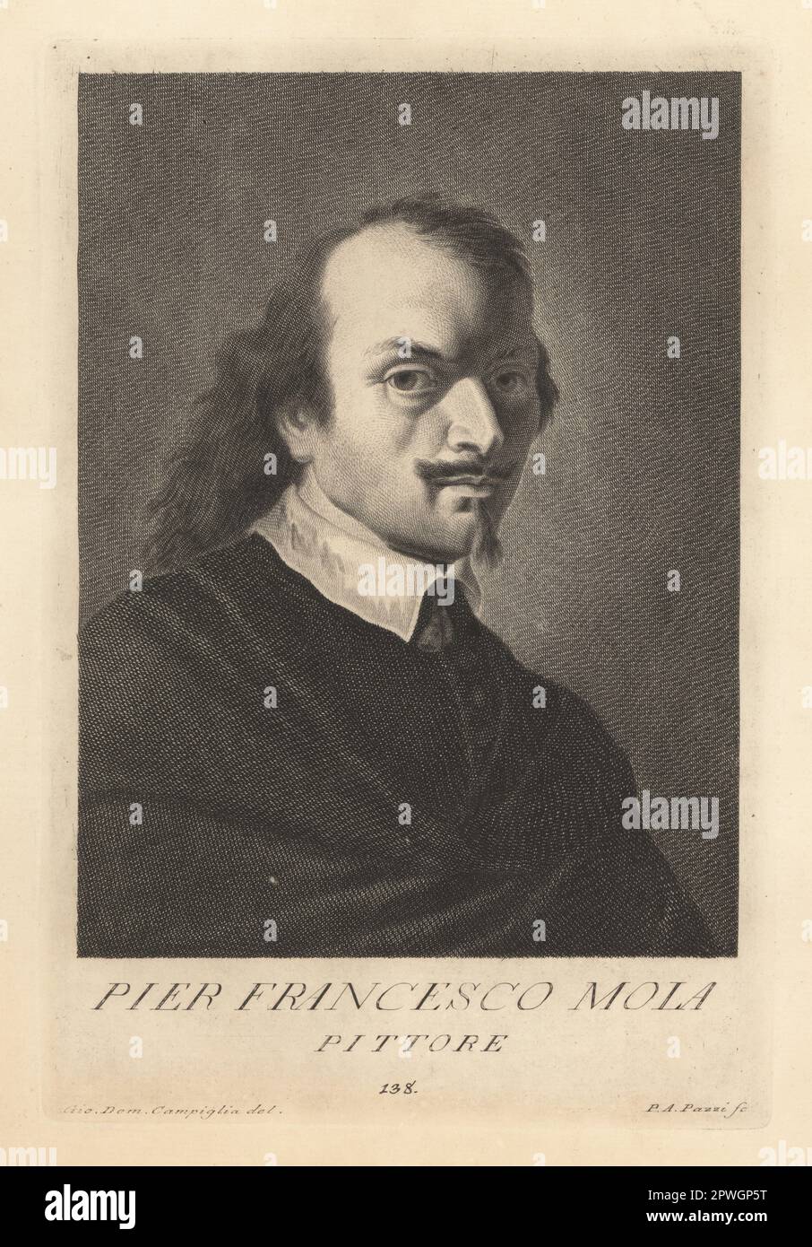 Pier Francesco Mola called Il Ticinese, Italian painter of the High ...