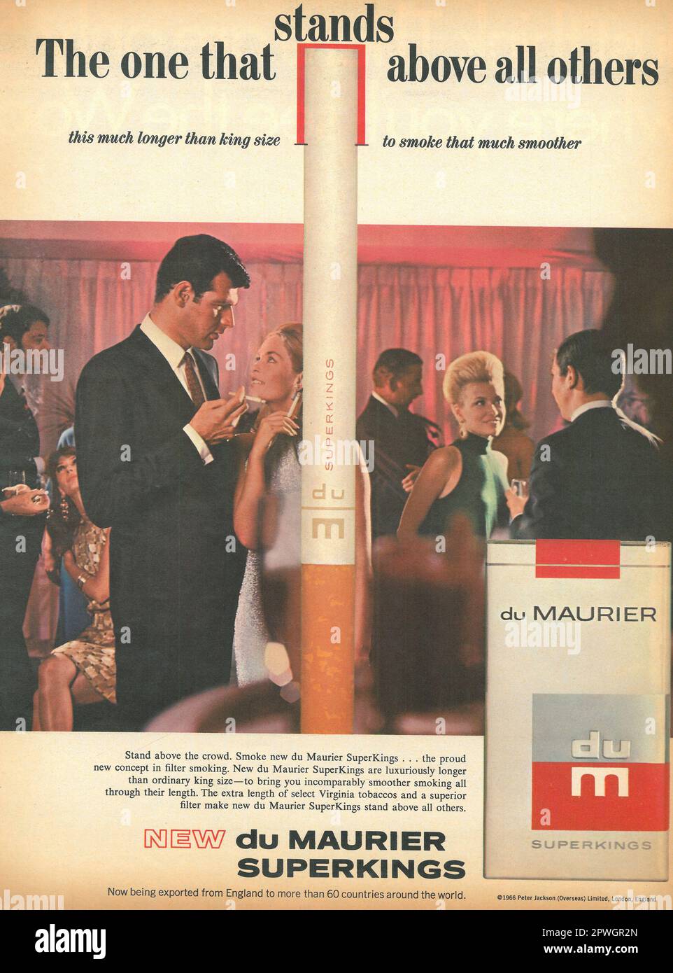 Cigarette ad tobacco ad hi-res stock photography and images - Alamy