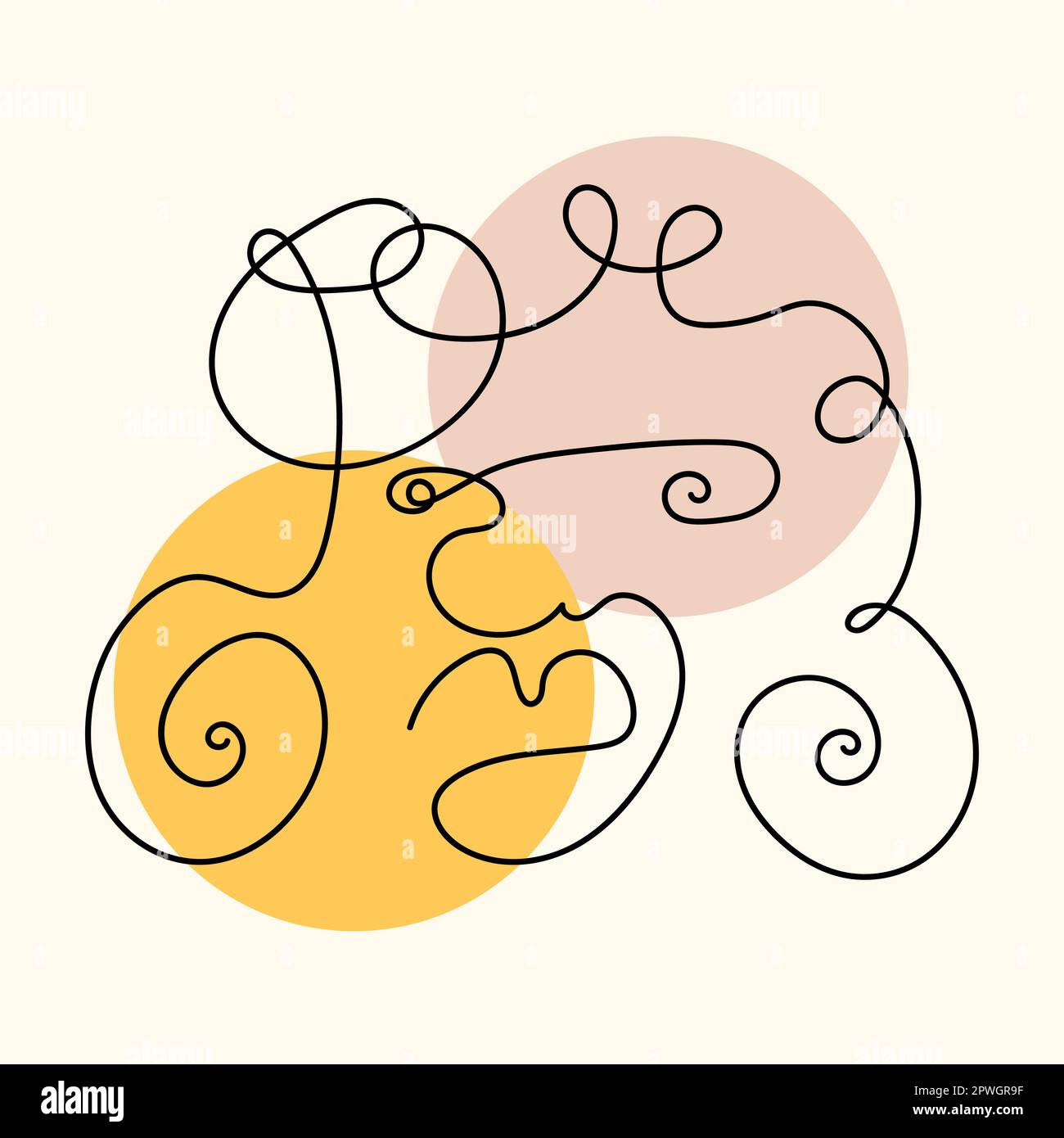 Human face of one line.Minimalist continuous portrait with geometric ...