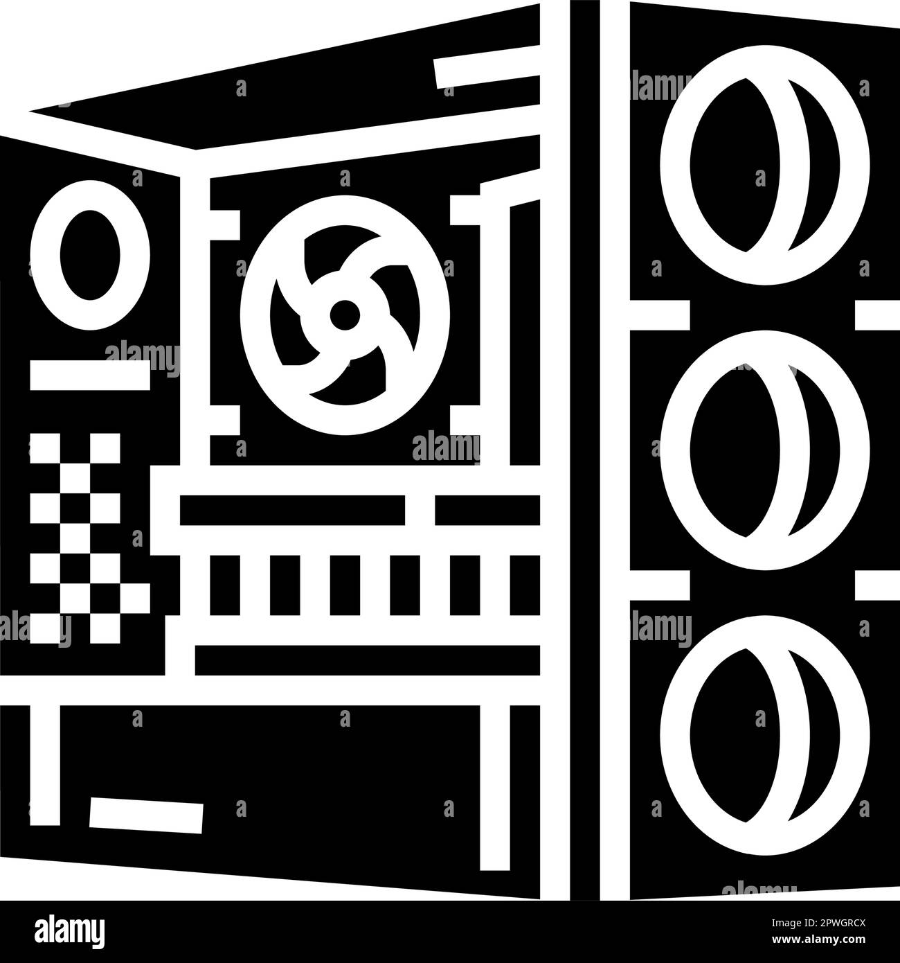 Computer gaming rig Black and White Stock Photos & Images - Alamy