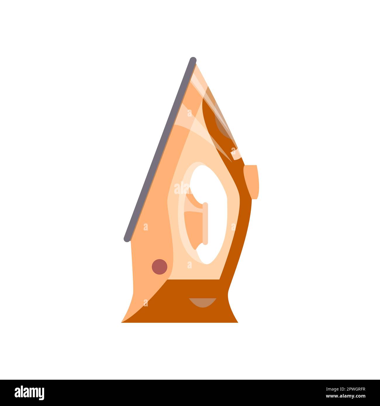 Wireless steam iron cartoon illustration Stock Vector Image & Art - Alamy