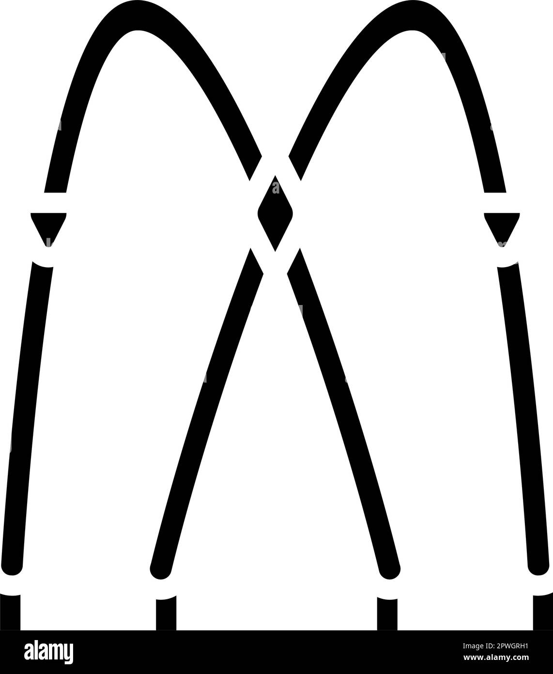 Vintage Suspenders Stock Vector Images Alamy
