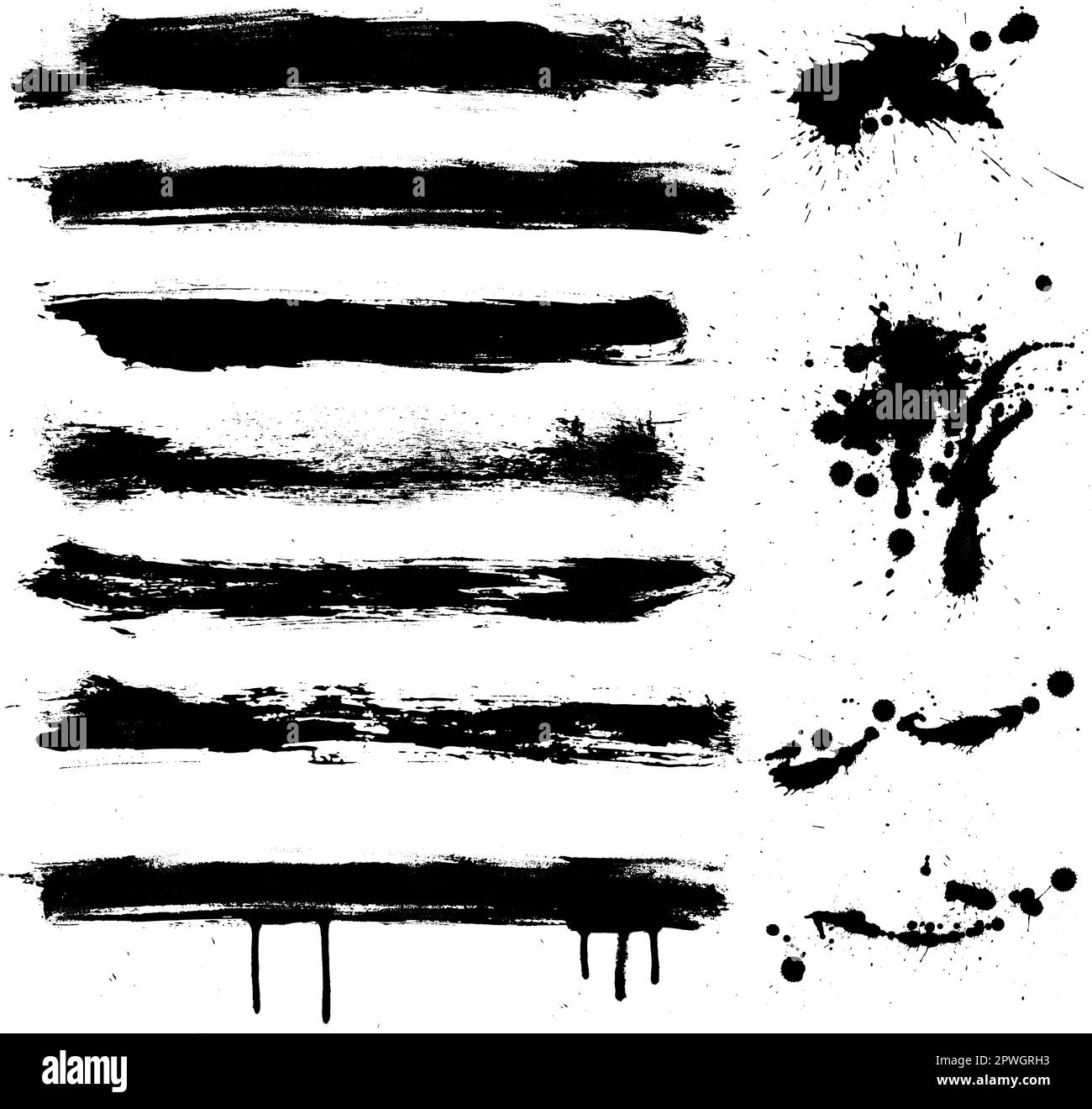 Grunge border with drips hi-res stock photography and images - Alamy