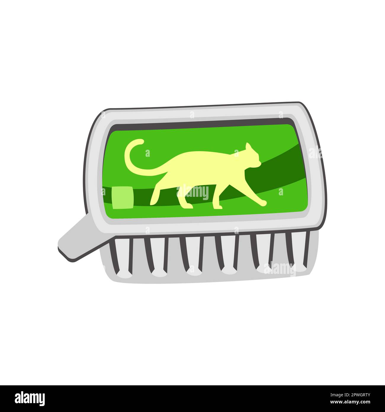 Cat wet food Stock Vector Images - Alamy