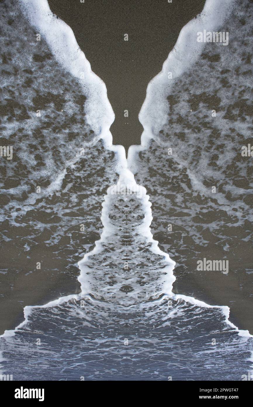 Double waves close up abstracts designs summer holidays mood modern ...