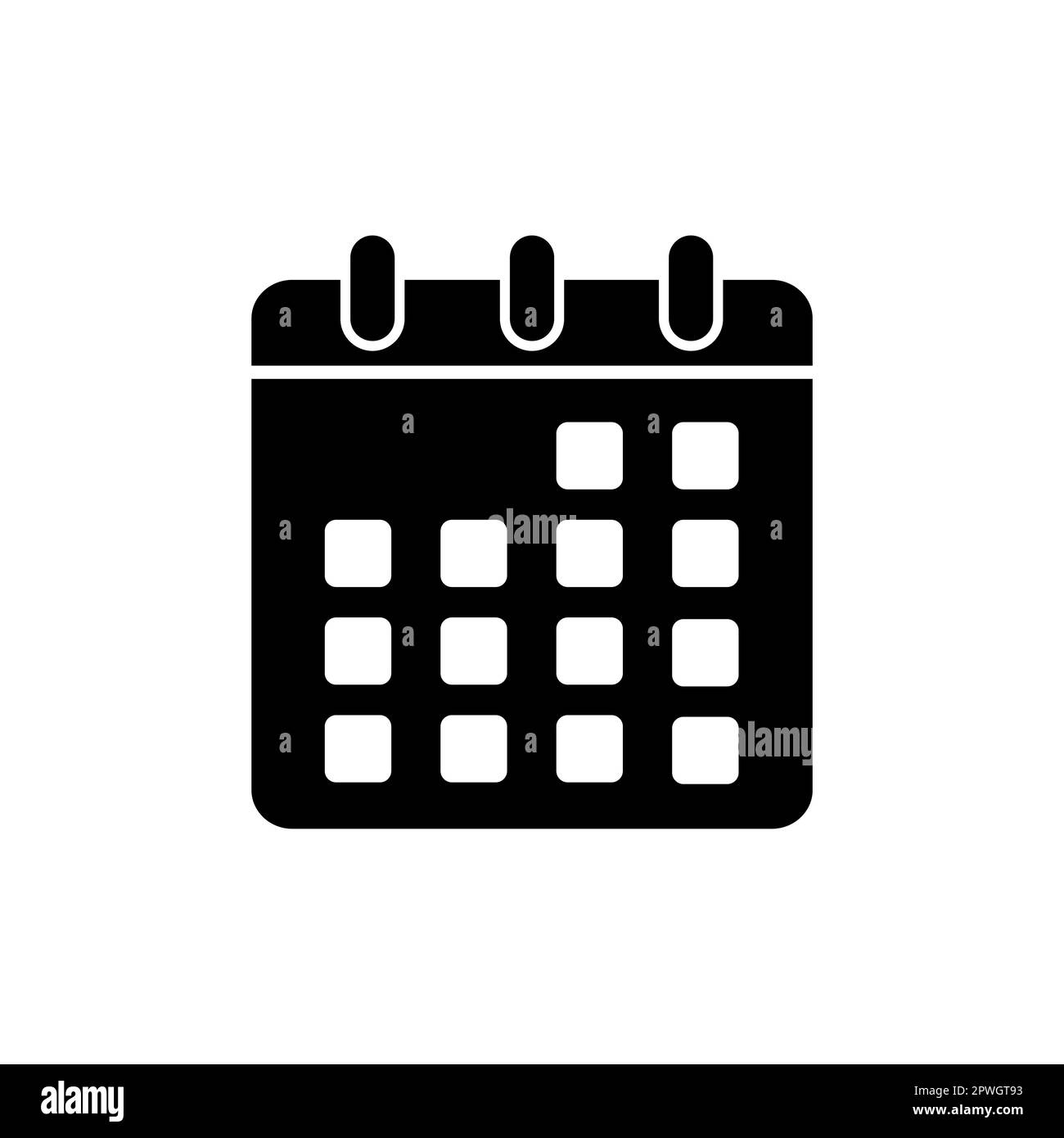 calendar icon vector. Calender symbol Stock Vector Image & Art - Alamy