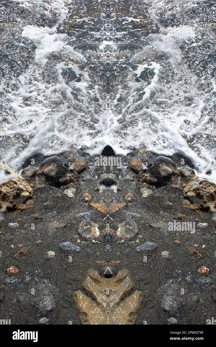 Double waves close up abstracts designs summer holidays mood modern ...