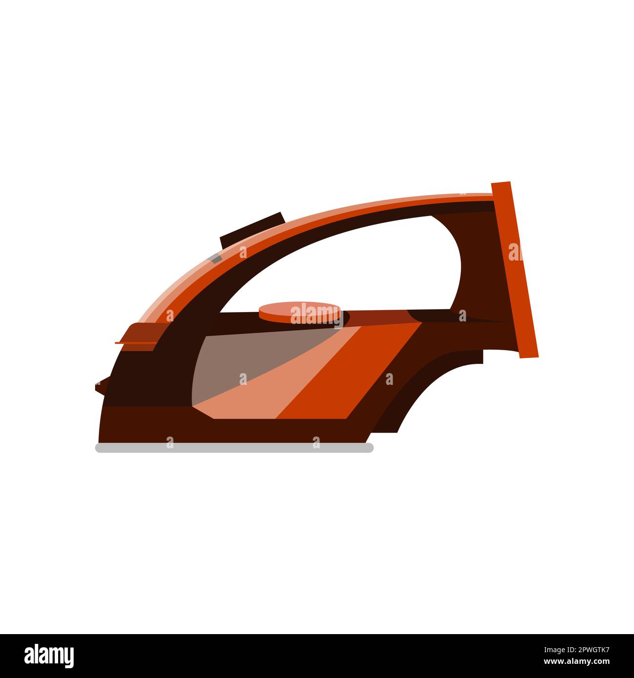 Modern electric iron cartoon illustration Stock Vector Image & Art - Alamy