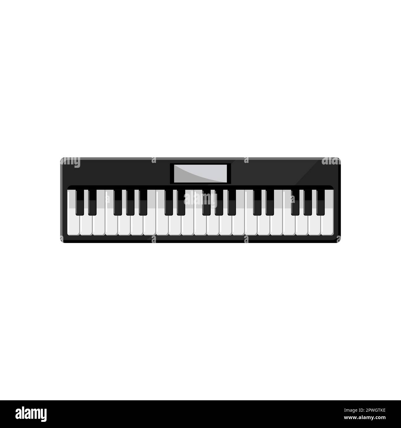 Modern electric synthesizer cartoon illustration Stock Vector Image ...
