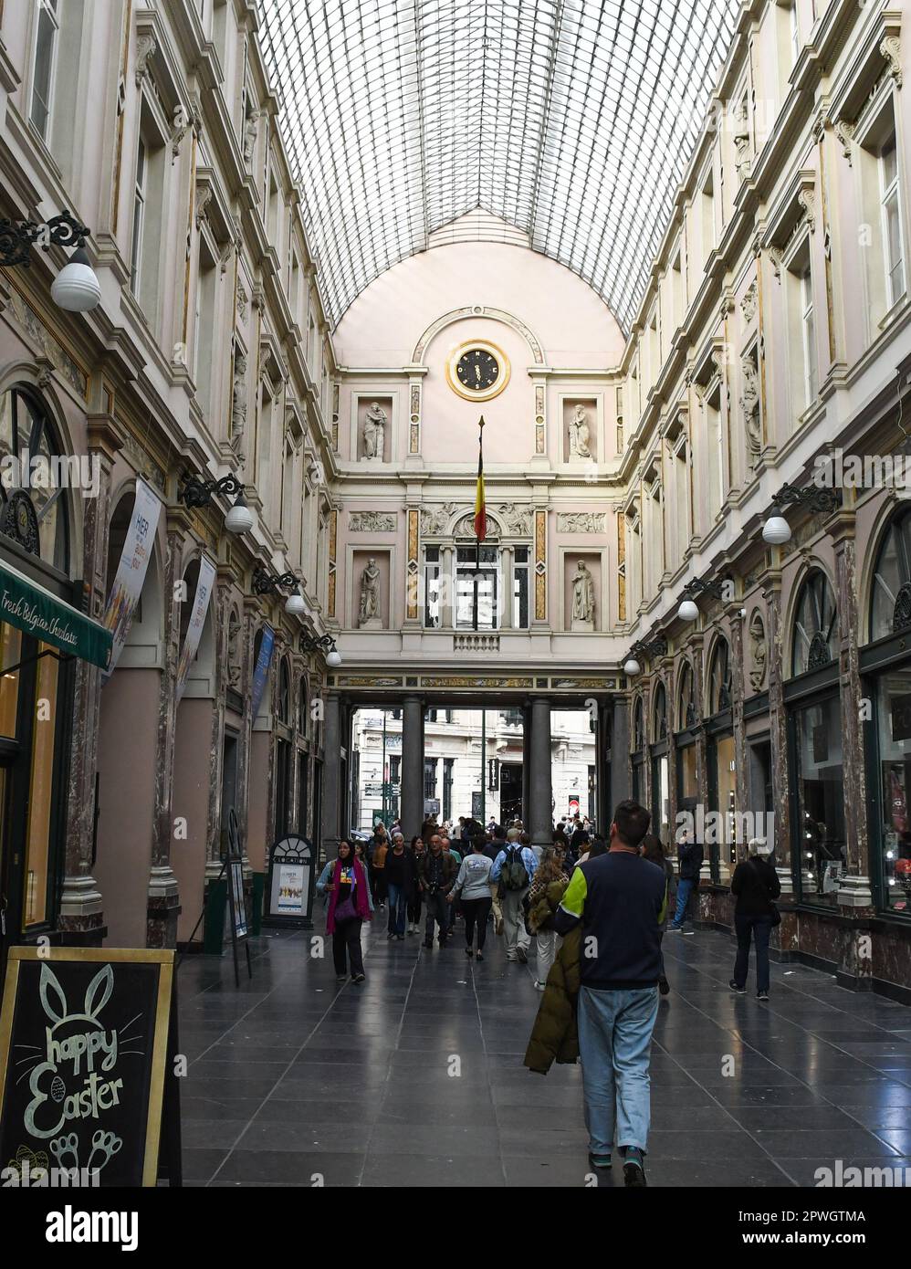 Royal Gallery Saint Hubert Stock Photo - Alamy