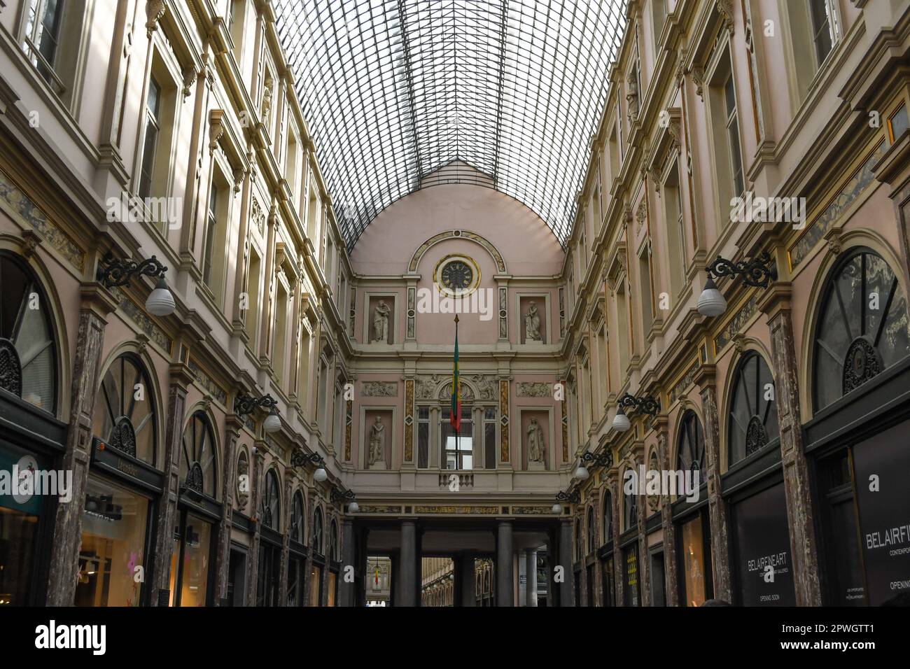 Royal Gallery Saint Hubert Stock Photo - Alamy