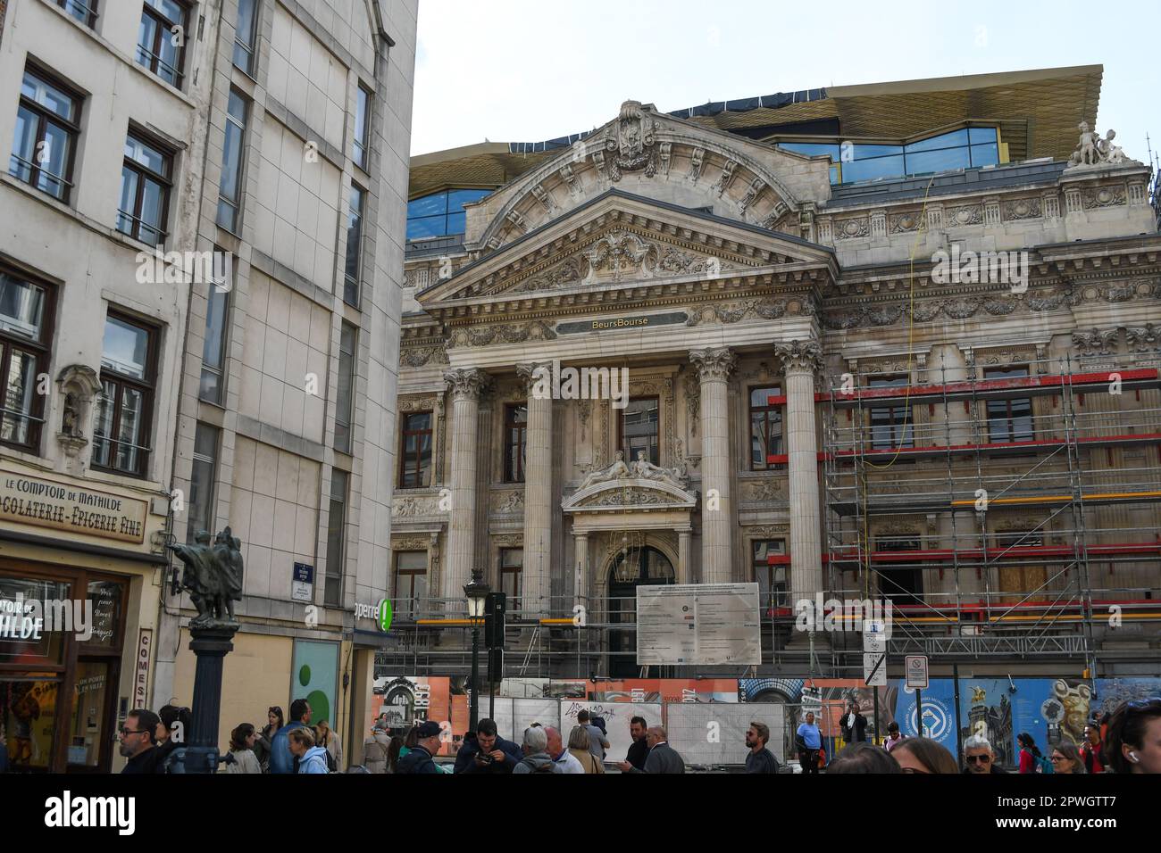 Brussels stock exchange after refurbishment hi-res stock photography and images - Alamy