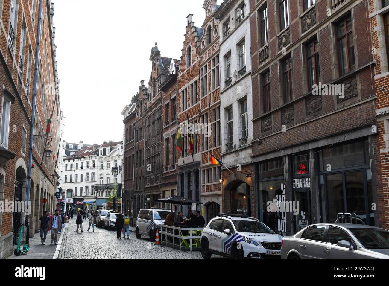 Traditional Flemish houses Stock Photo - Alamy