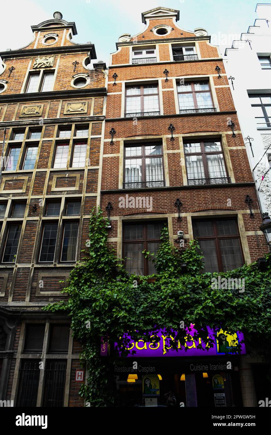 Traditional Flemish houses Stock Photo - Alamy