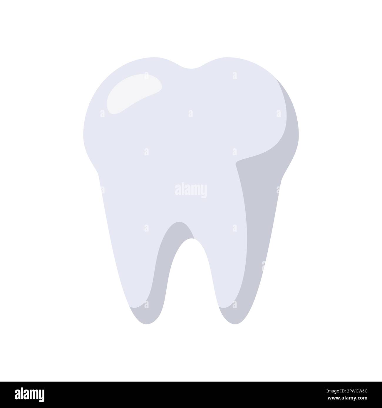 Healthy white tooth vector illustration Stock Vector Image & Art - Alamy