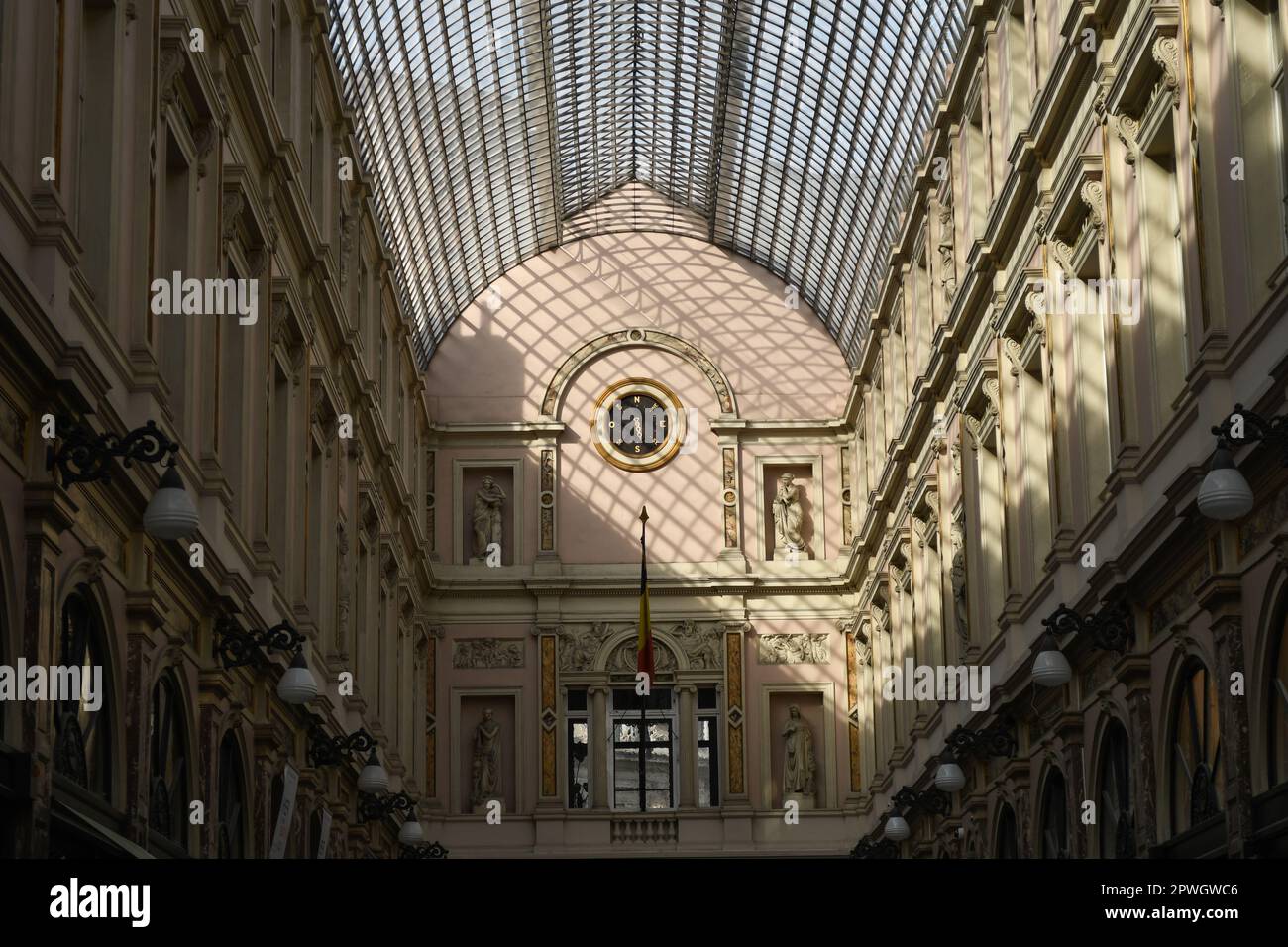 Royal Gallery Saint Hubert Stock Photo - Alamy