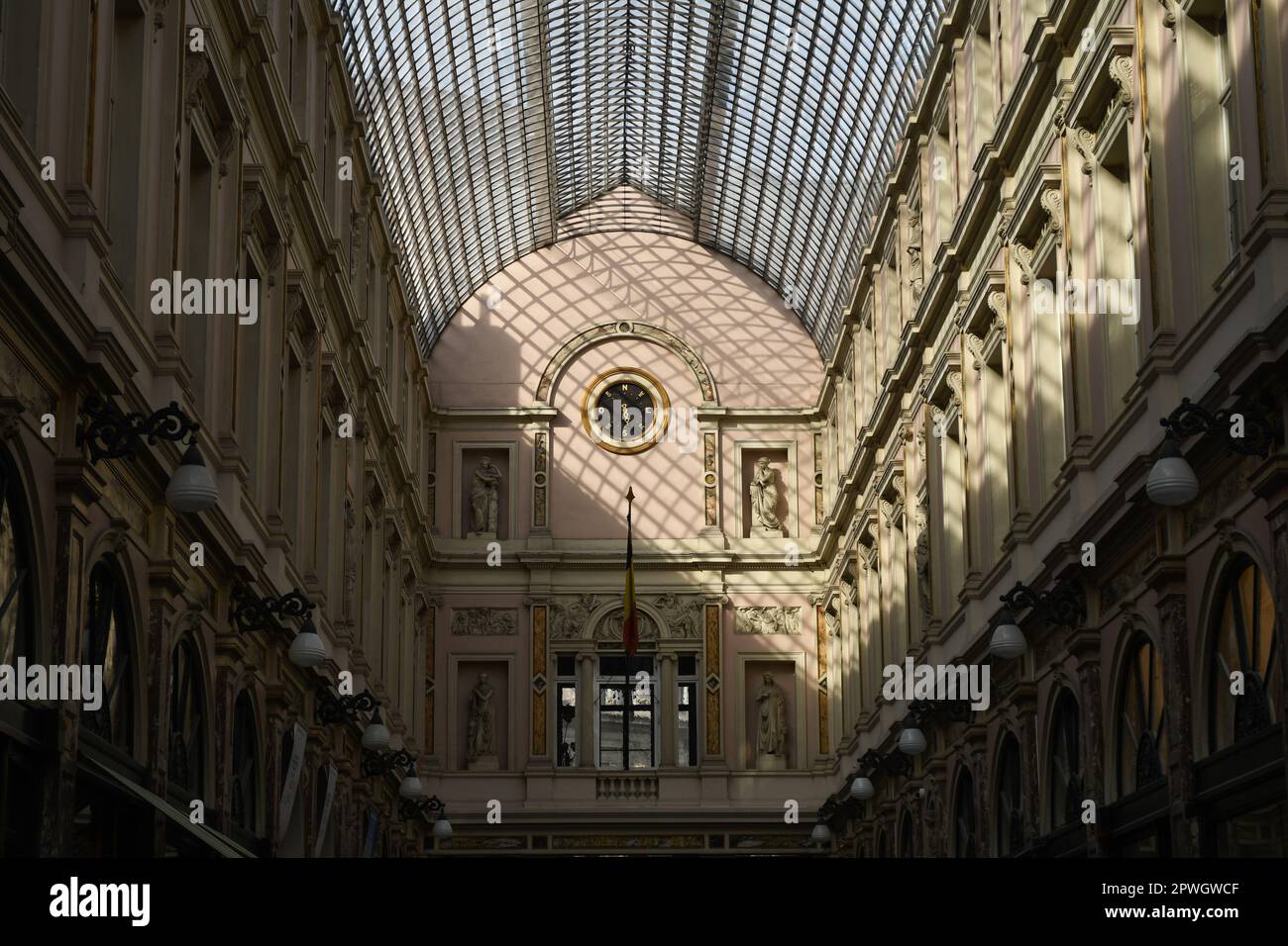 Royal Gallery Saint Hubert Stock Photo - Alamy