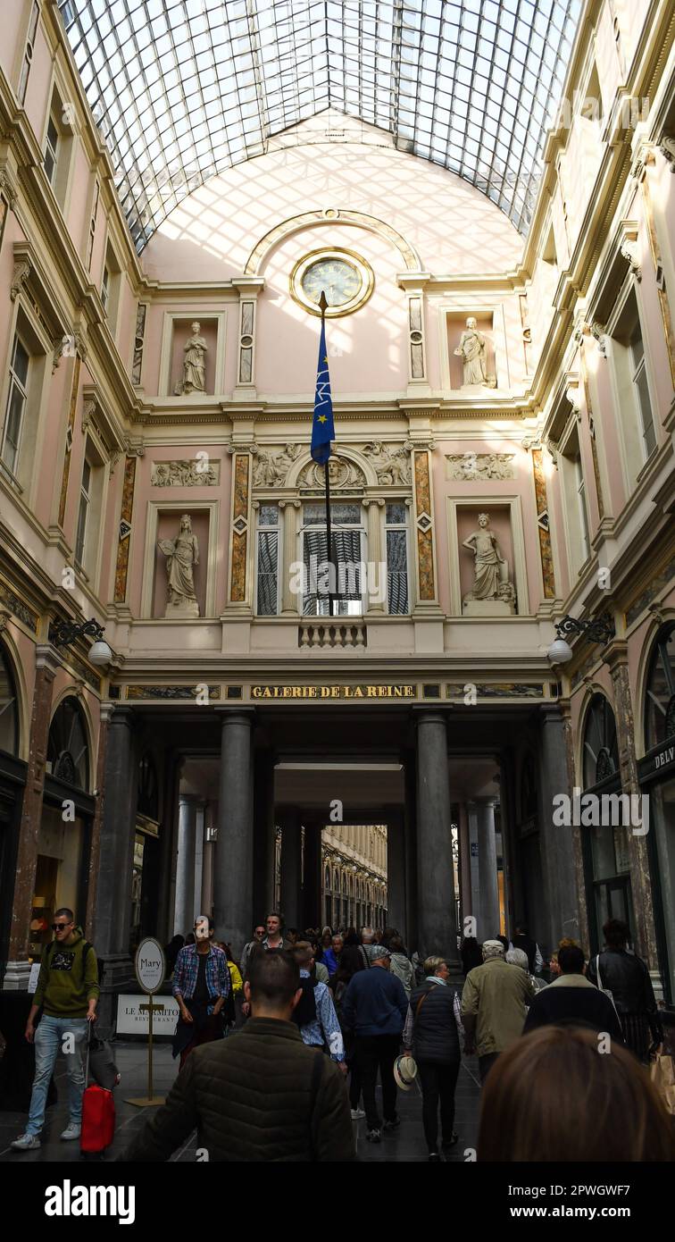 Royal Gallery Saint Hubert Stock Photo - Alamy