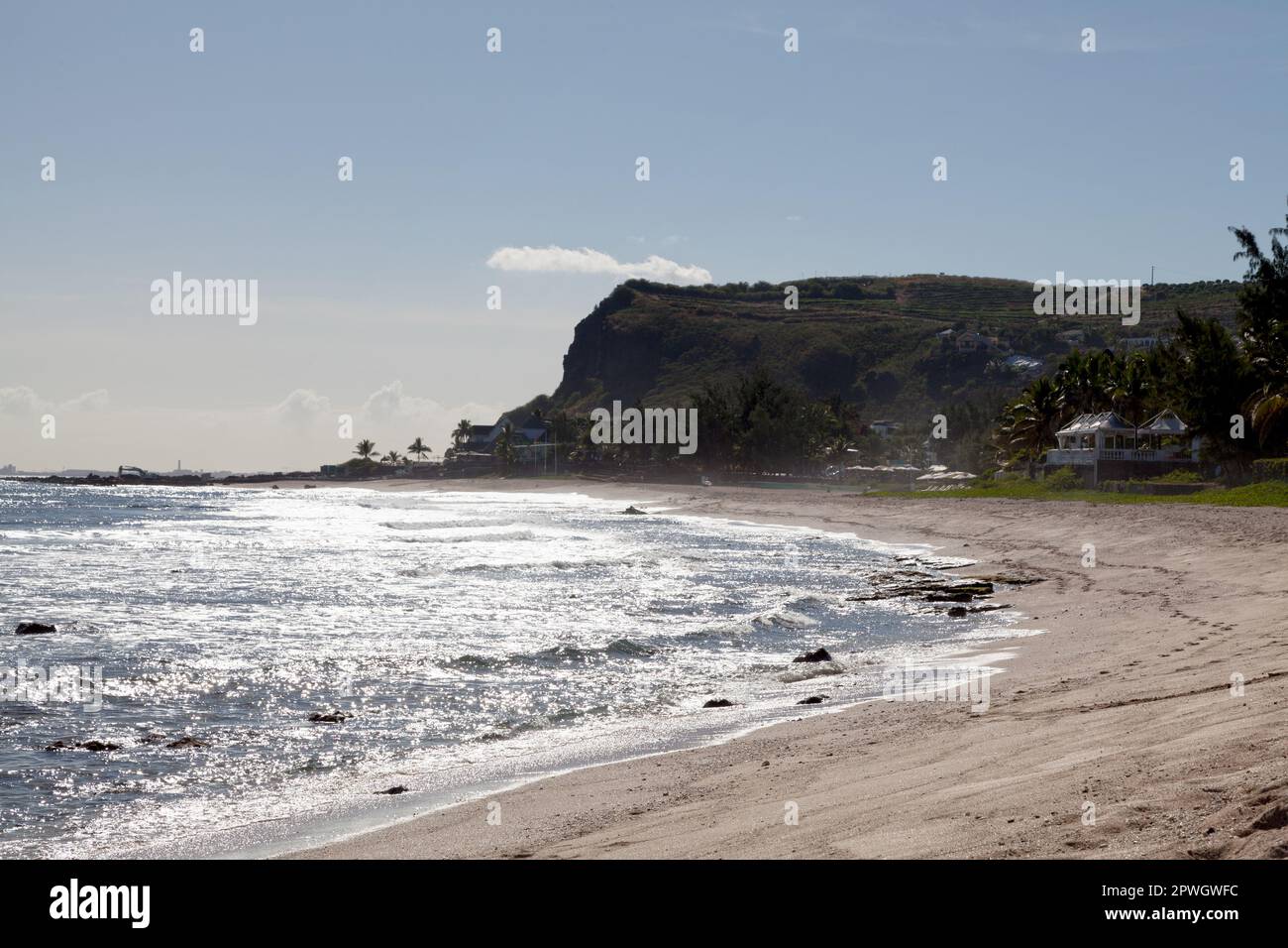 Boucan Canot beach on the west coast of Reunion Island Stock Photo - Alamy